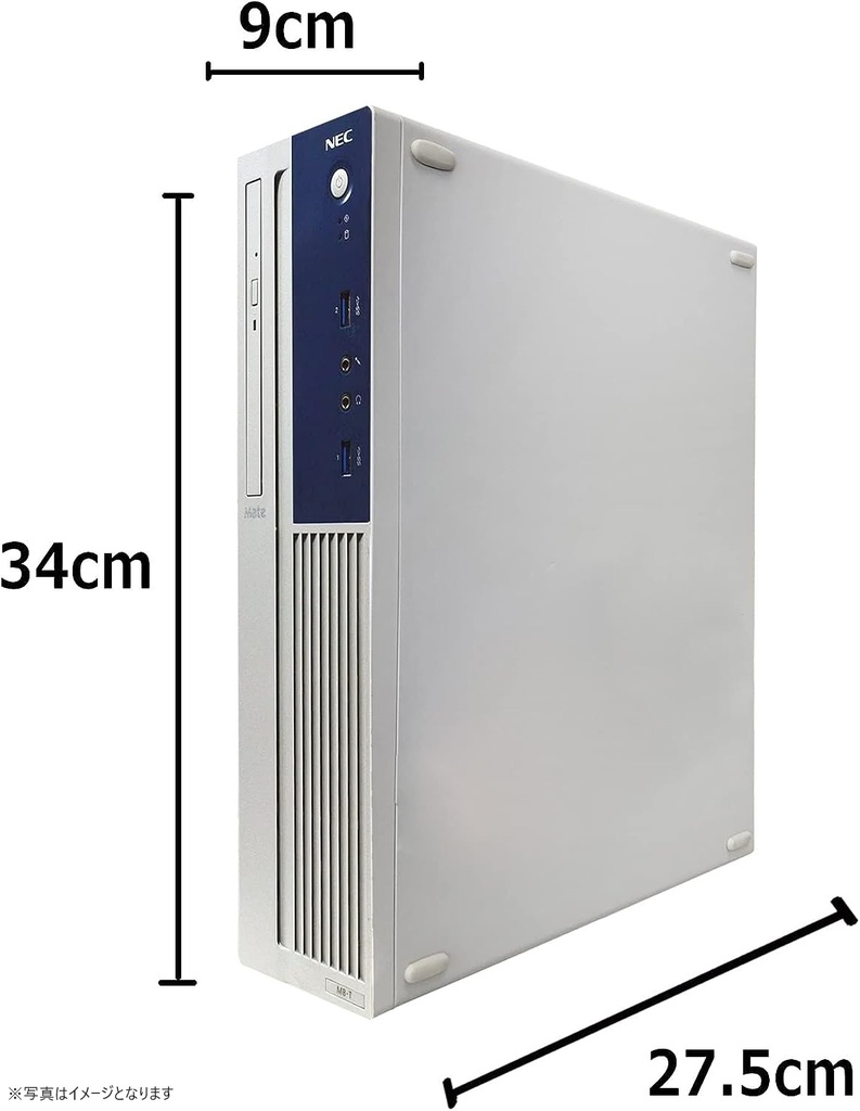 NEC デスクトップPC MB-T/Win 11 Pro/MS Office H&B 2019/Core i3-6100/WIFI/Blue